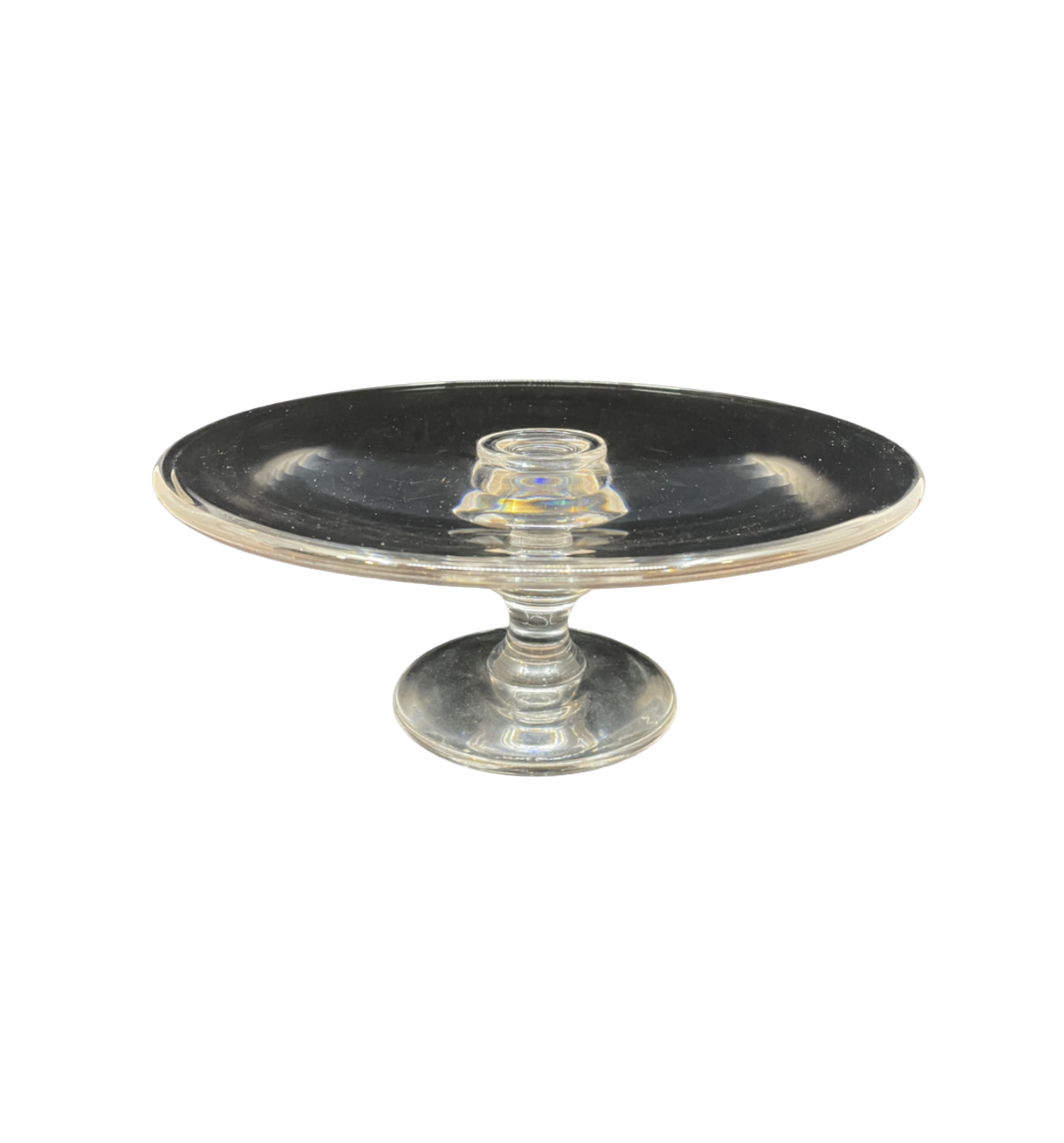 Val St. Lambert "State Plain" Cake Plate (0B5008) – The Perfect Thing